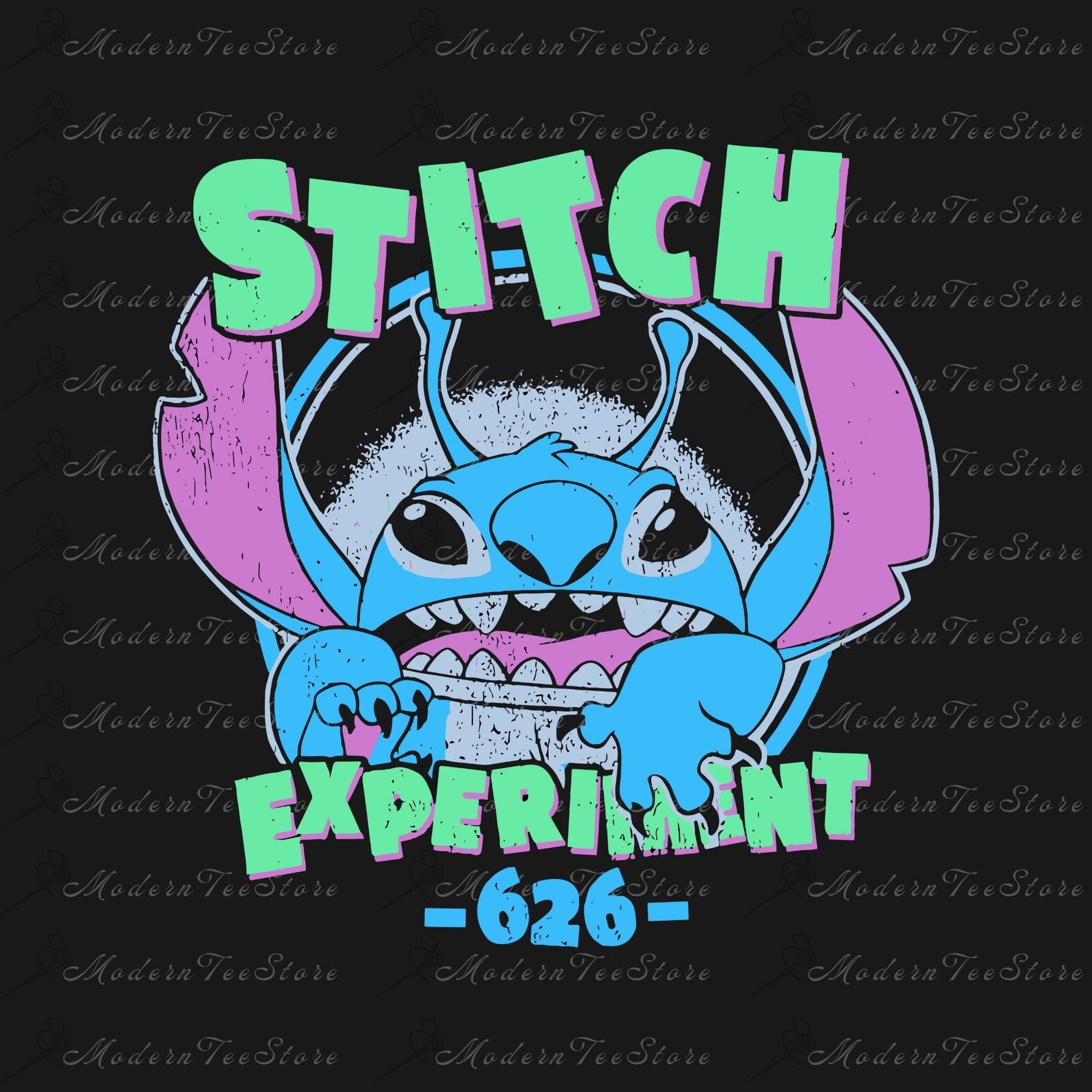Retro Stitch Shirt Png Svg, Stitch SVG, Lilo and Stitch Png, Magic ...