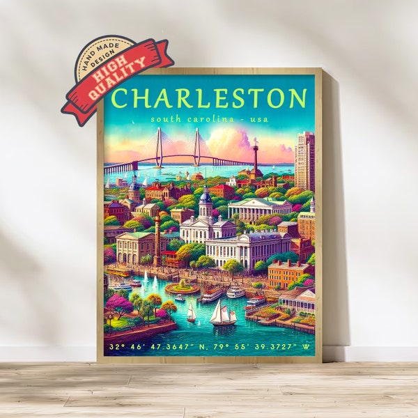 Charleston Art - Etsy