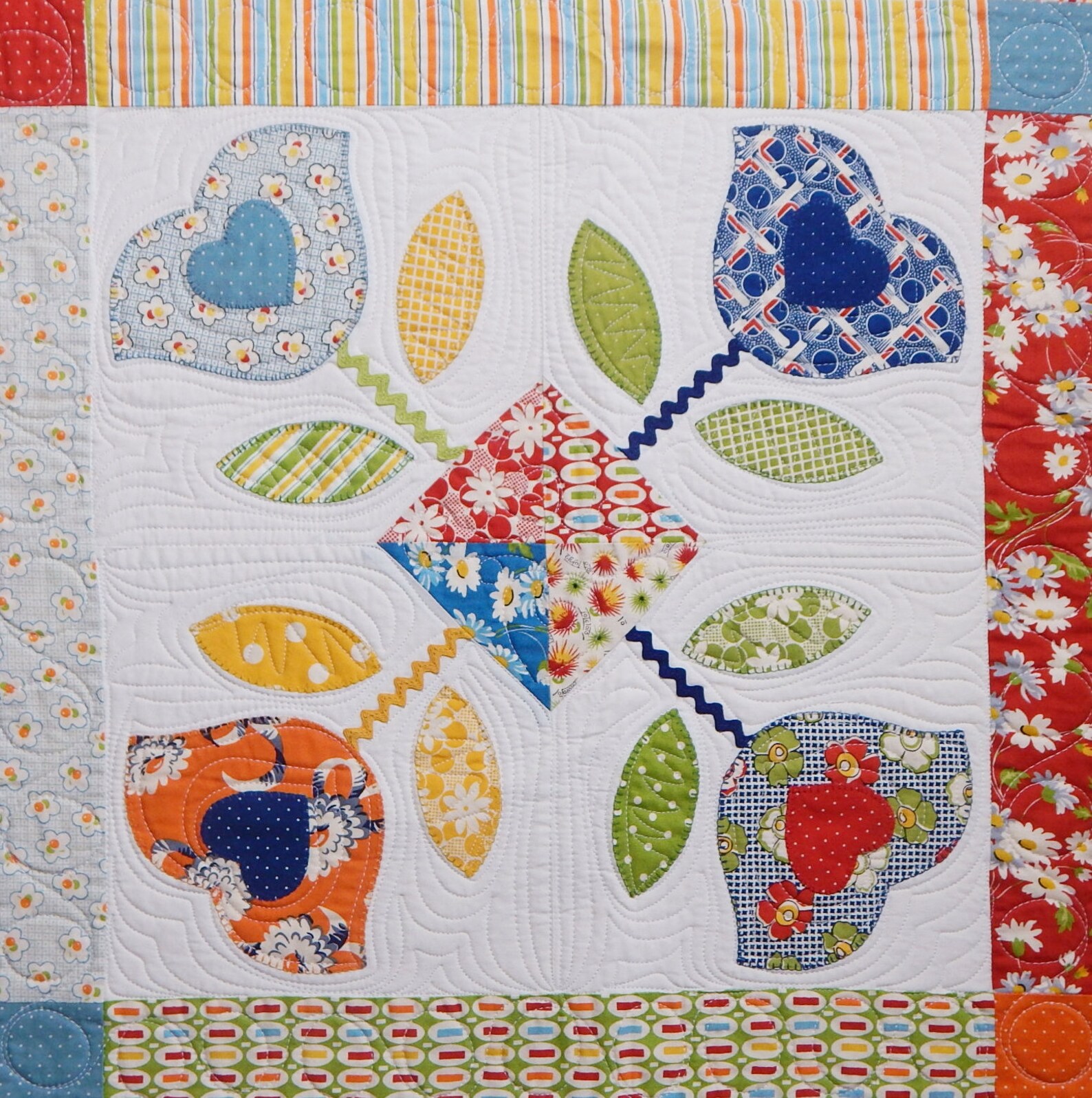 DUTCH TREAT Quilt Pattern - Fun Tulips Great for Scraps PDF - Etsy
