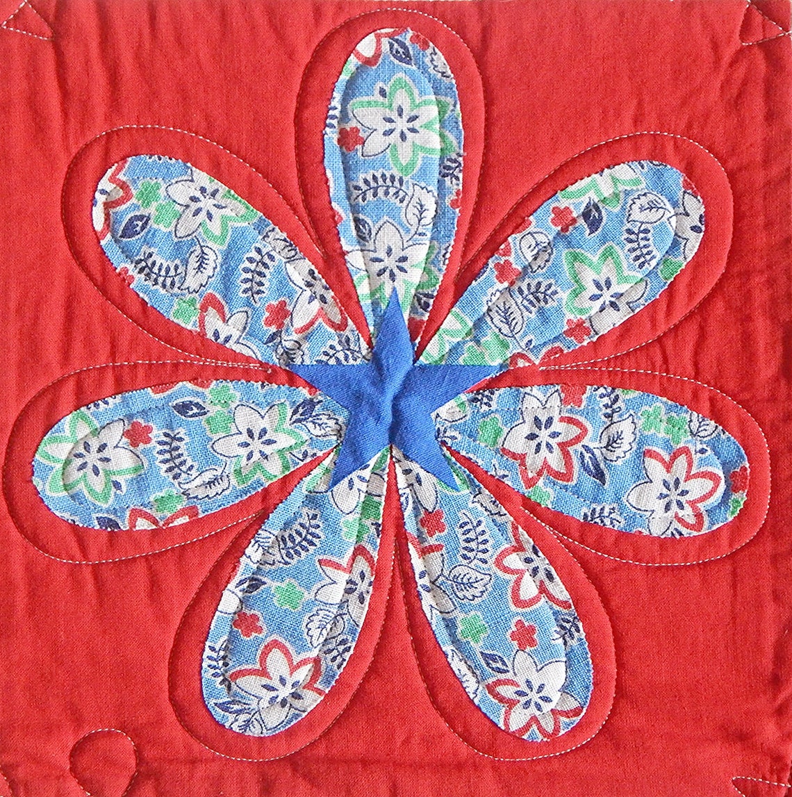 DAISY PATCH Quilt Pattern - Sweet Flowers Make an Easy and Fast ...