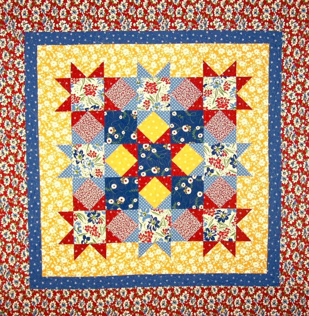 Magic Stars Quilt Pattern - SO Fast and Easy PDF - Etsy