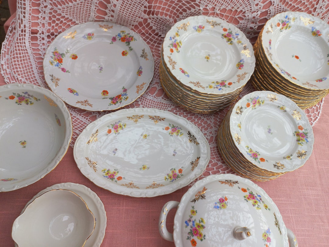 Vintage Kahla Dinner Service - Etsy