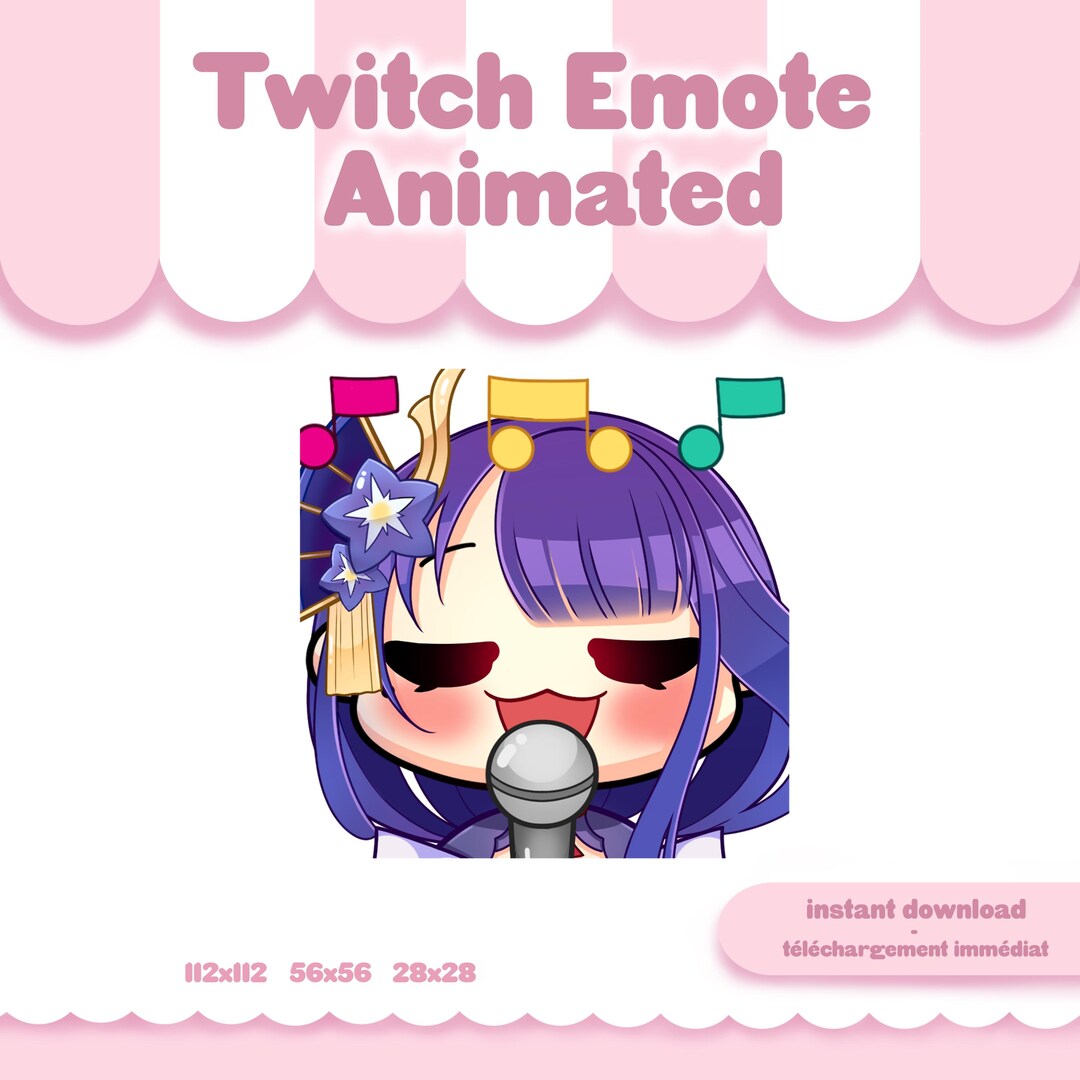 Raiden Shogun Animated Emote - Etsy