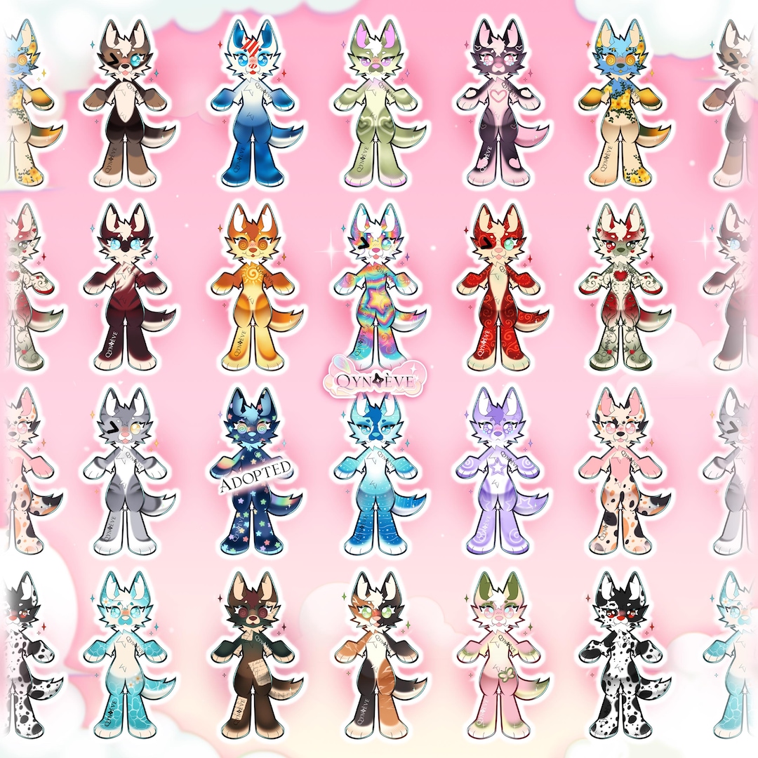 Adoptables - Furry Wolf Critters ||| Cheap Furry Adopt Oc Batch Adopts ...