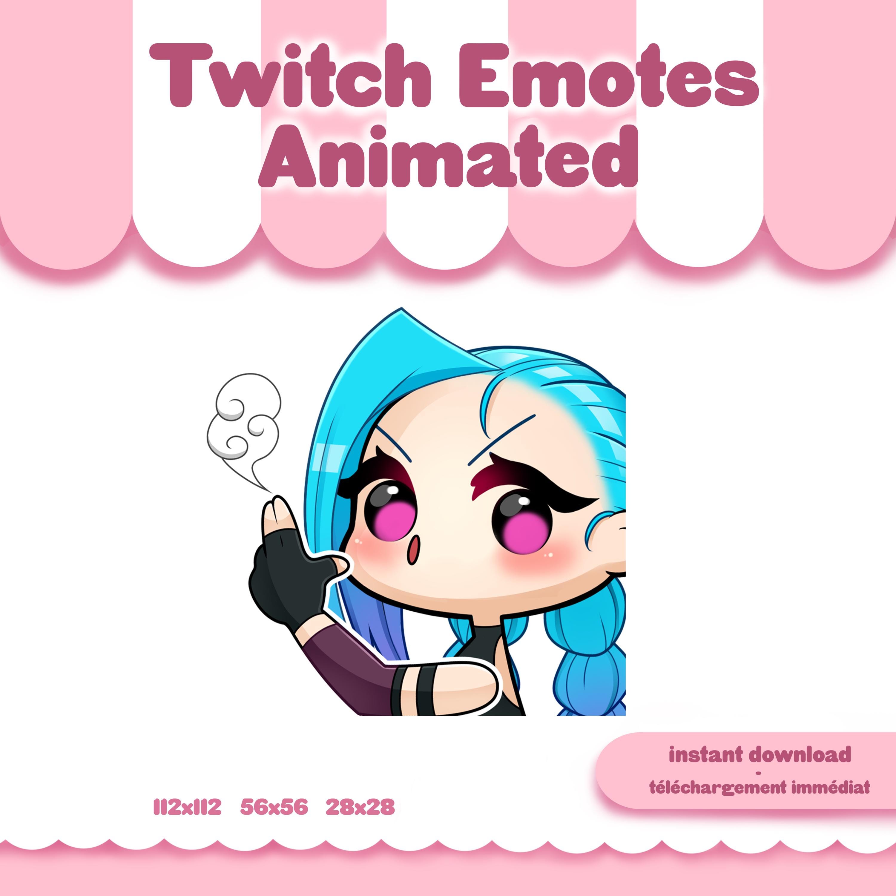 Jinx - Animated Emote - Etsy