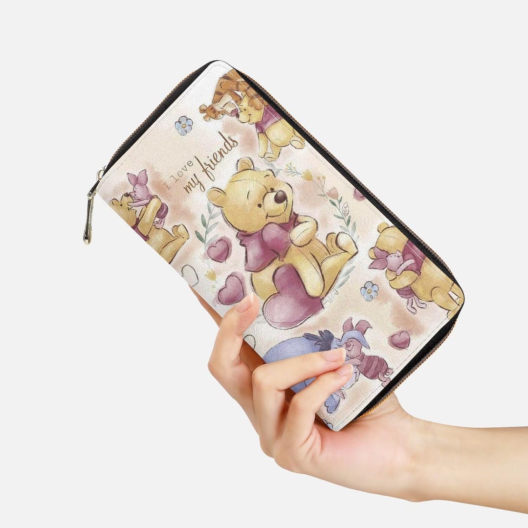 Cute Winnie the Pooh Wallet, Winnie the Pooh Purse, Children's Wallet ...