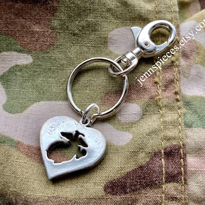 MARINE Keychain Eagle Globe Anchor USMC Mom Dad Key Chain Wife - Etsy