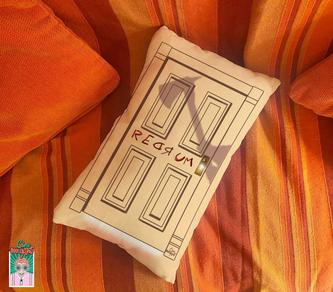 The Shining Redrum Pillow, Stanley Kubrick Art, Gift for Movie Room ...