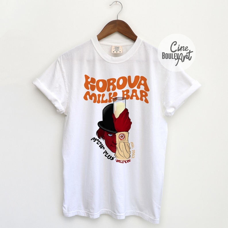 Clockwork Orange T-shirt Korova Milk Bar Graphic Tee, Alex Delarge ...