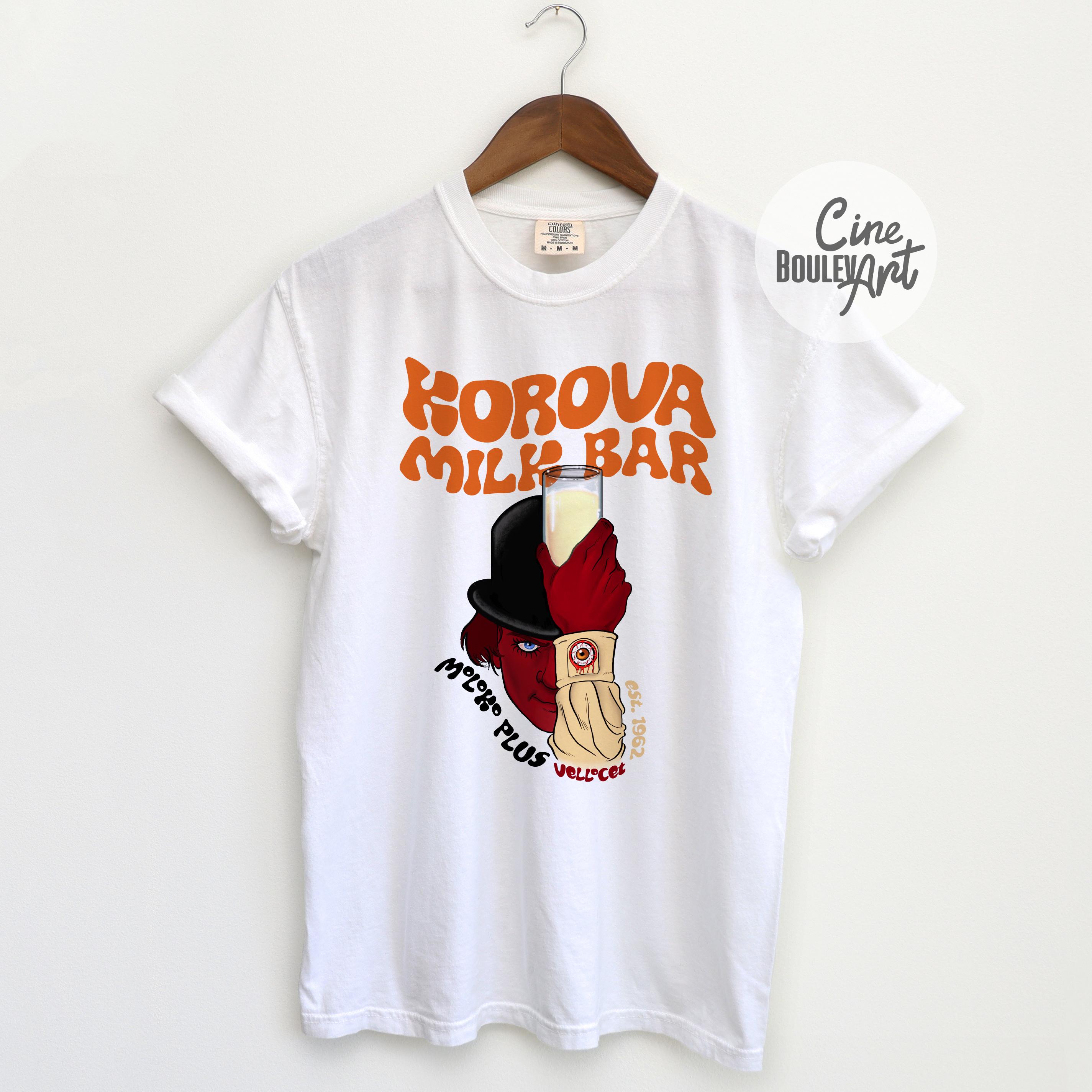Clockwork Orange T-shirt Korova Milk Bar Graphic Tee, Alex Delarge ...