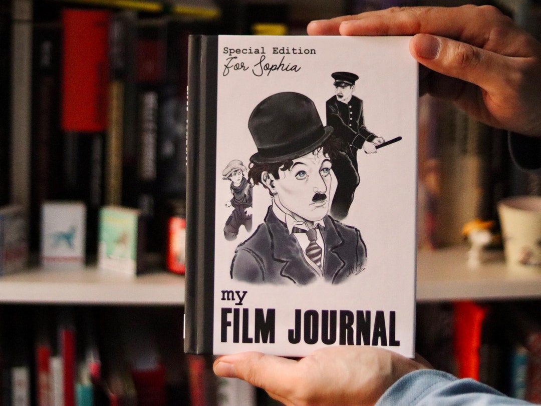 Charlie Chaplin Journal, Filmmaker Gift, Charlie Chaplin Artwork ...