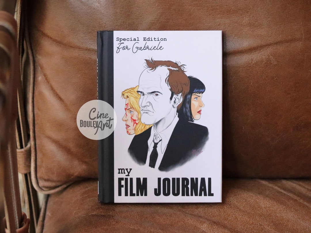 Quentin Tarantino Journal, Movie Lover Notebook, Film Buff Gift ...