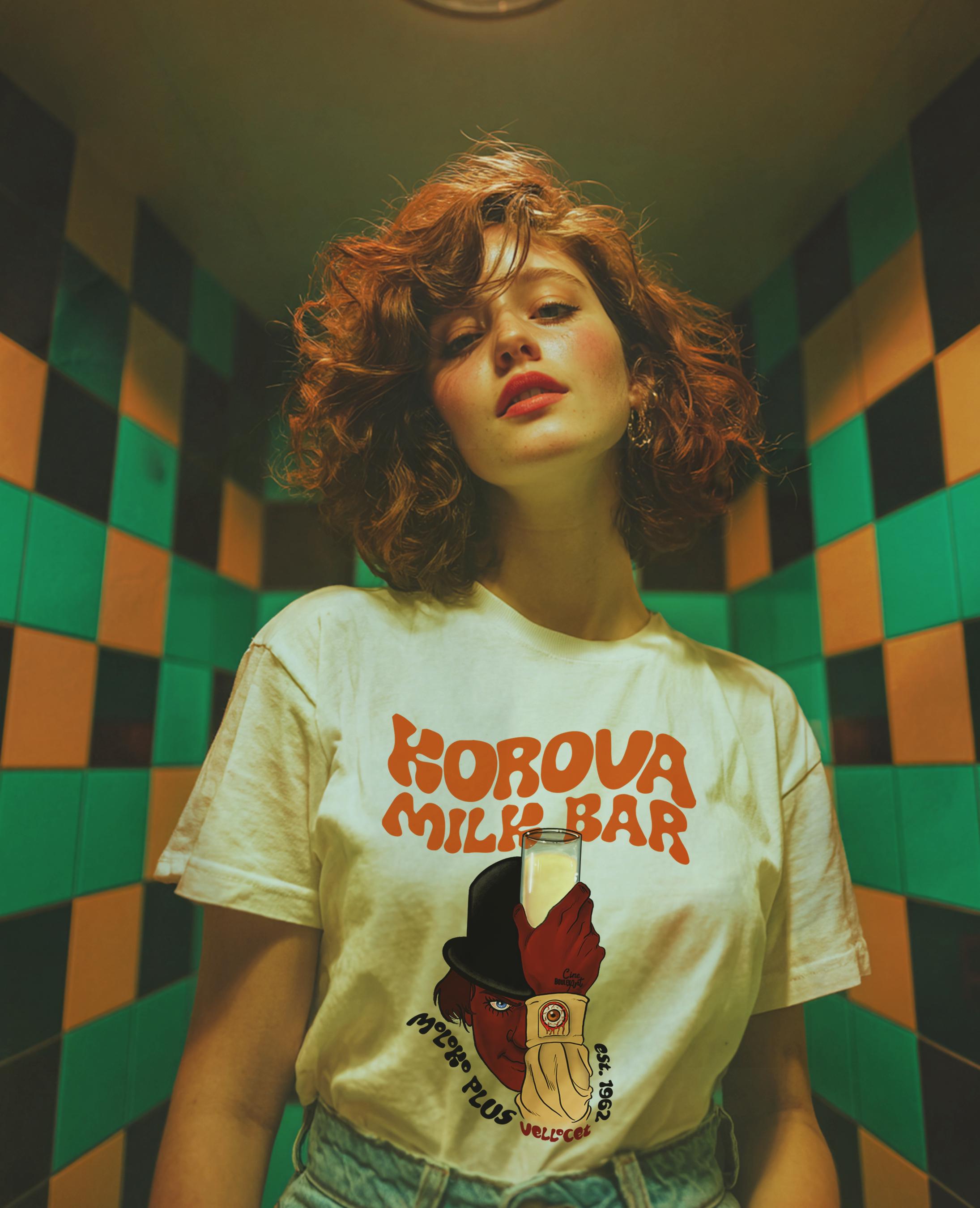 Clockwork Orange T-shirt Korova Milk Bar Graphic Tee, Alex Delarge ...
