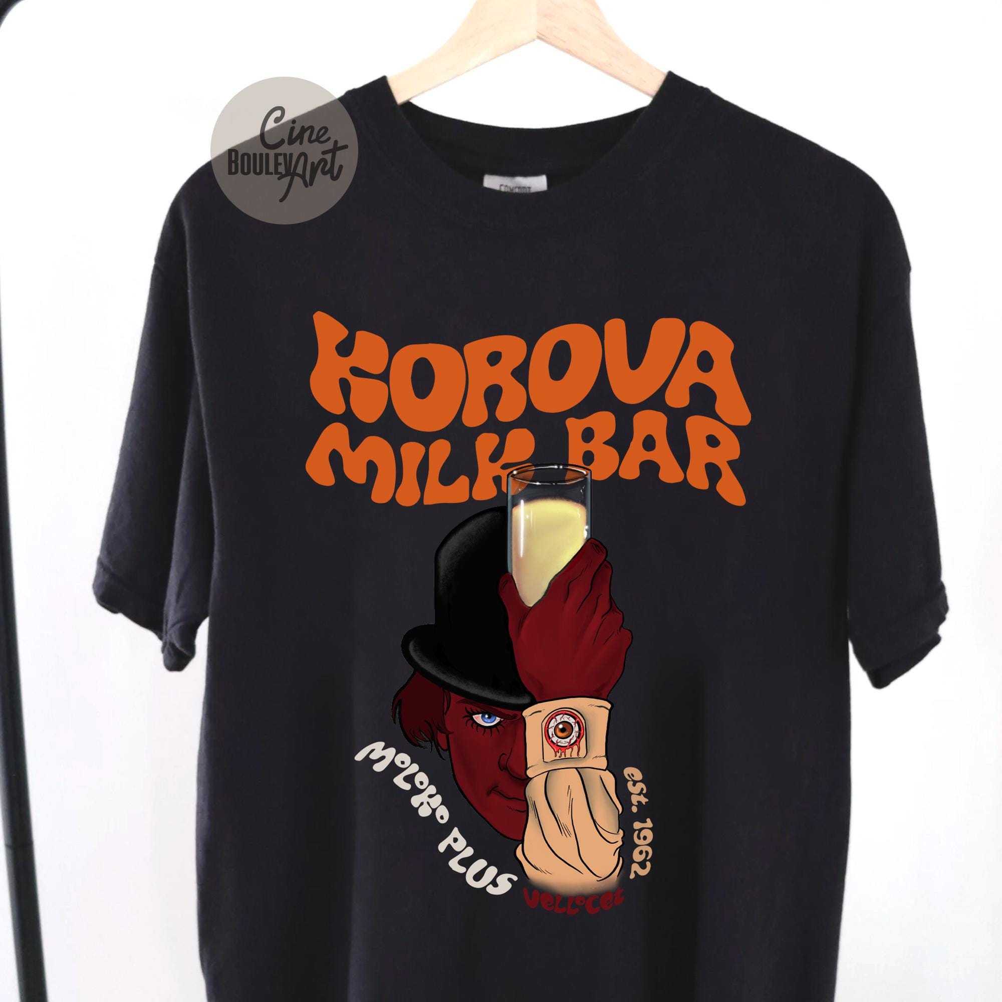 Clockwork Orange T-shirt Korova Milk Bar Graphic Tee, Alex Delarge ...