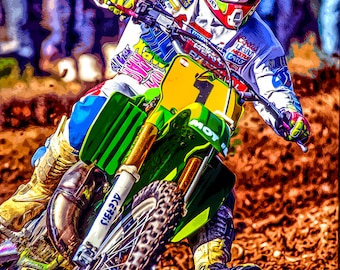Jeff Ward, Motocross Legends, Supercross Legends, Collectable Moto ...