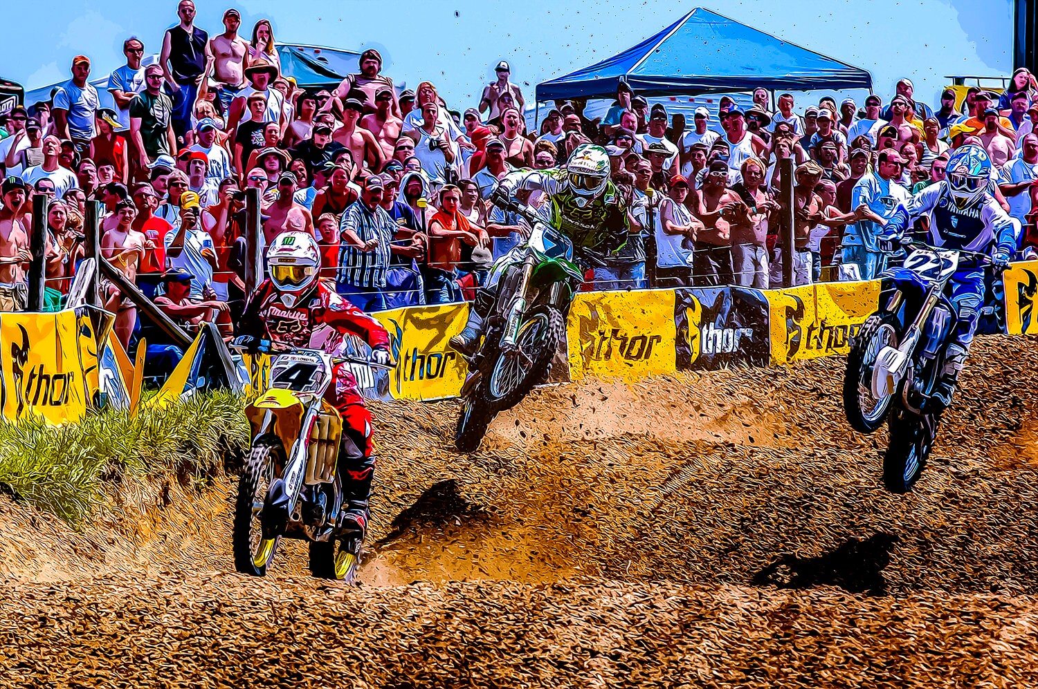 Carmichael, Stewart and Reed, Motocross Legends, Supercross Legends ...