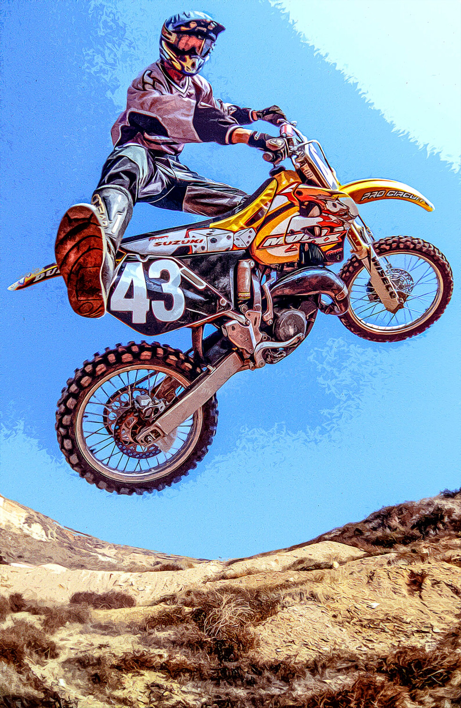 Travis Preston, Motocross Legends, Supercross Legends, Collectable Moto ...