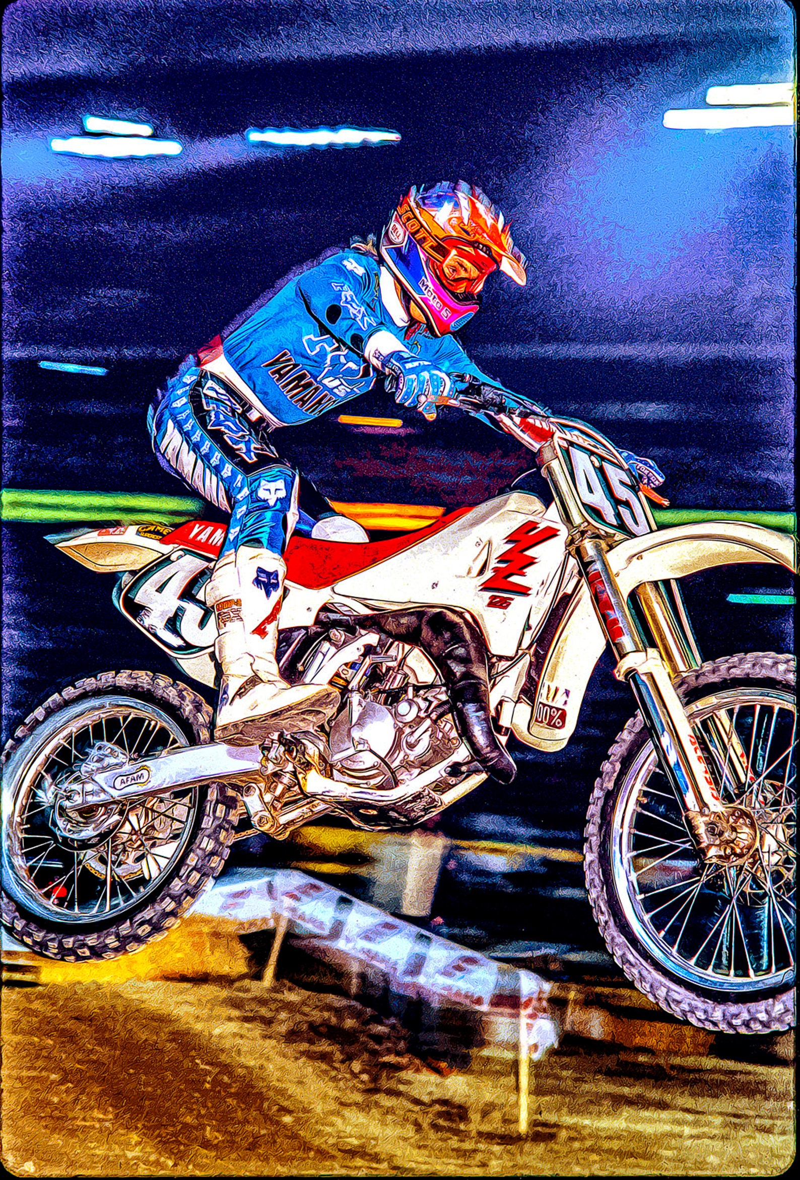 Damon Bradshaw, Motocross Legends, Supercross Legends, Collectable Moto ...