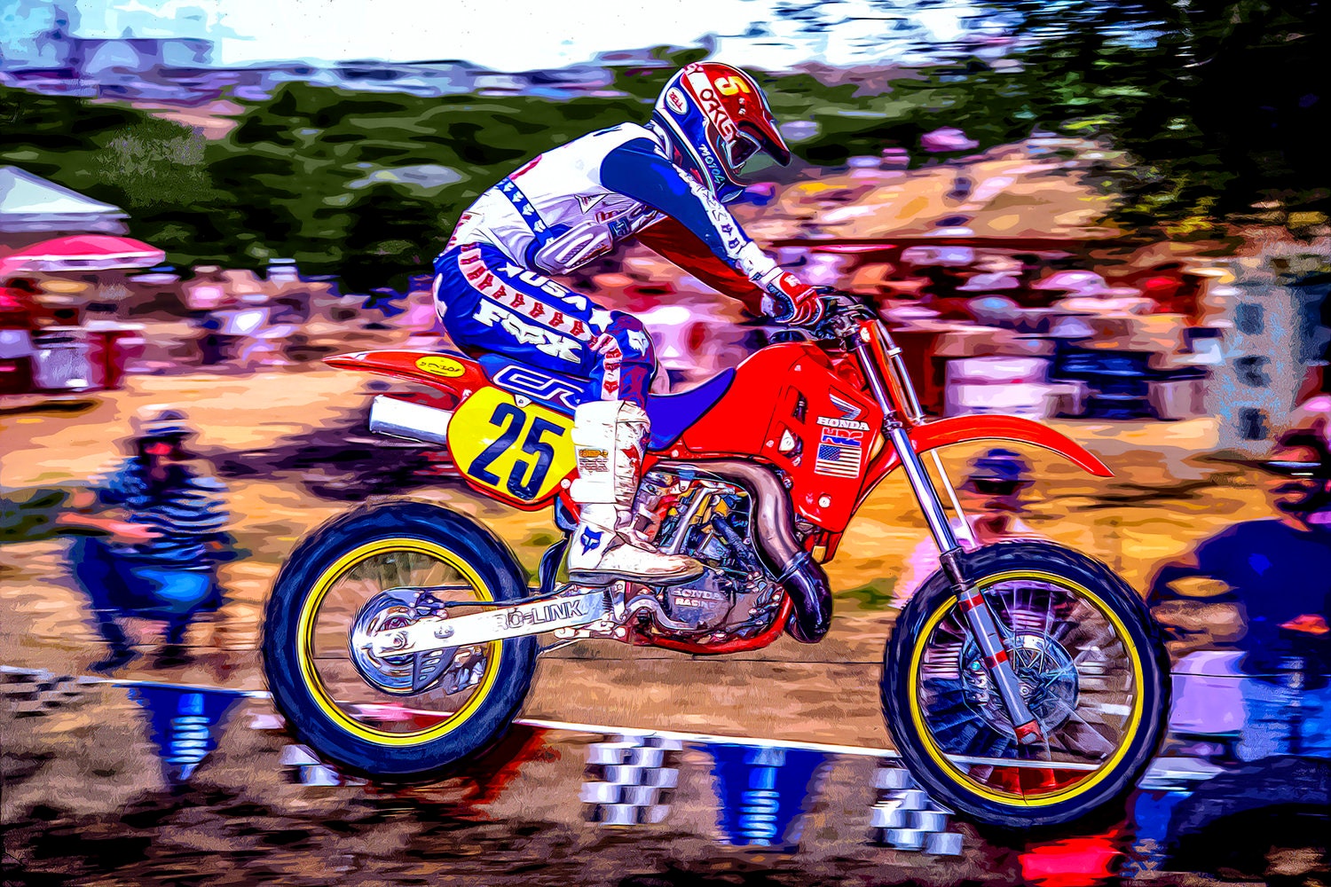 Ricky Johnson at Carlsbad USGP, Motocross Legends, Supercross Legends ...