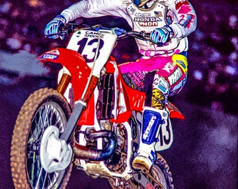 Ricky Johnson, Motocross Legends, Supercross Legends, Collectable Moto ...