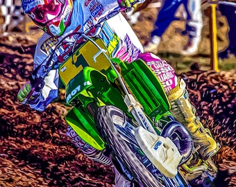 Jeff Ward, Motocross Legends, Supercross Legends, Collectable Moto ...