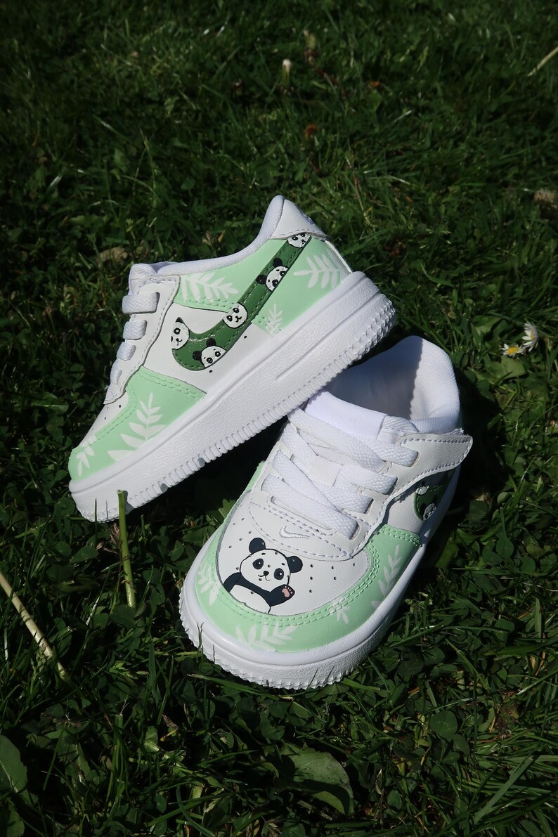 Panda Custom Nike Air Force - Etsy