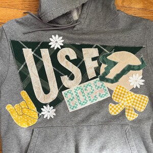 College Game Day Pennant Hoodie CUSTOM MADE for You - Etsy