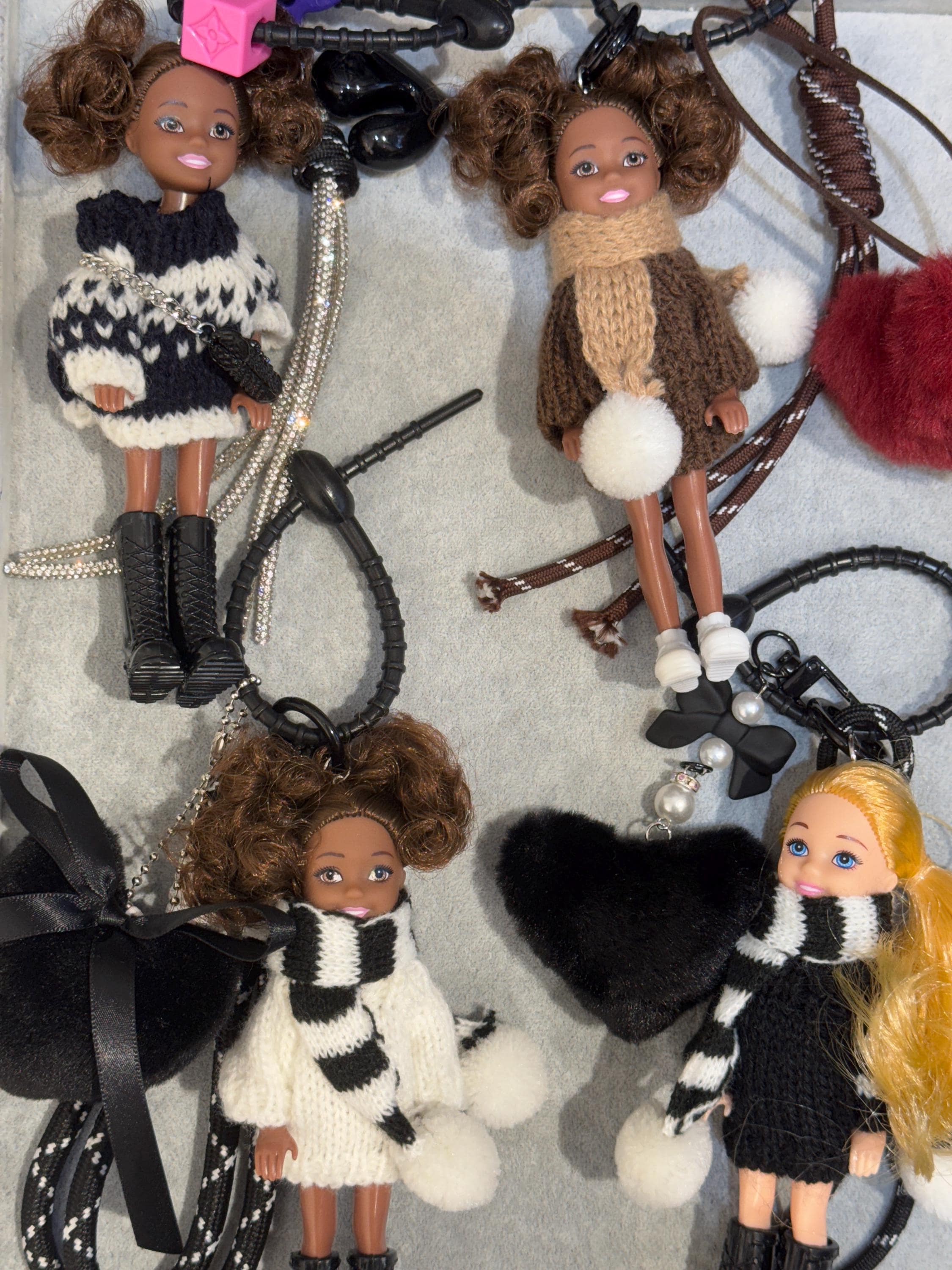 Adorable Doll Bag Charms, Rope Doll Keychain, Y2k Purse Charm, Stylish ...