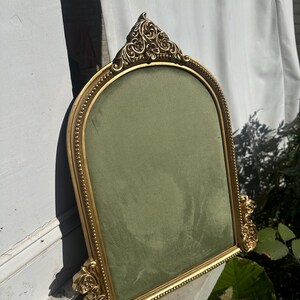 The Gilded Arch Pinboard Velvet Sage - Etsy