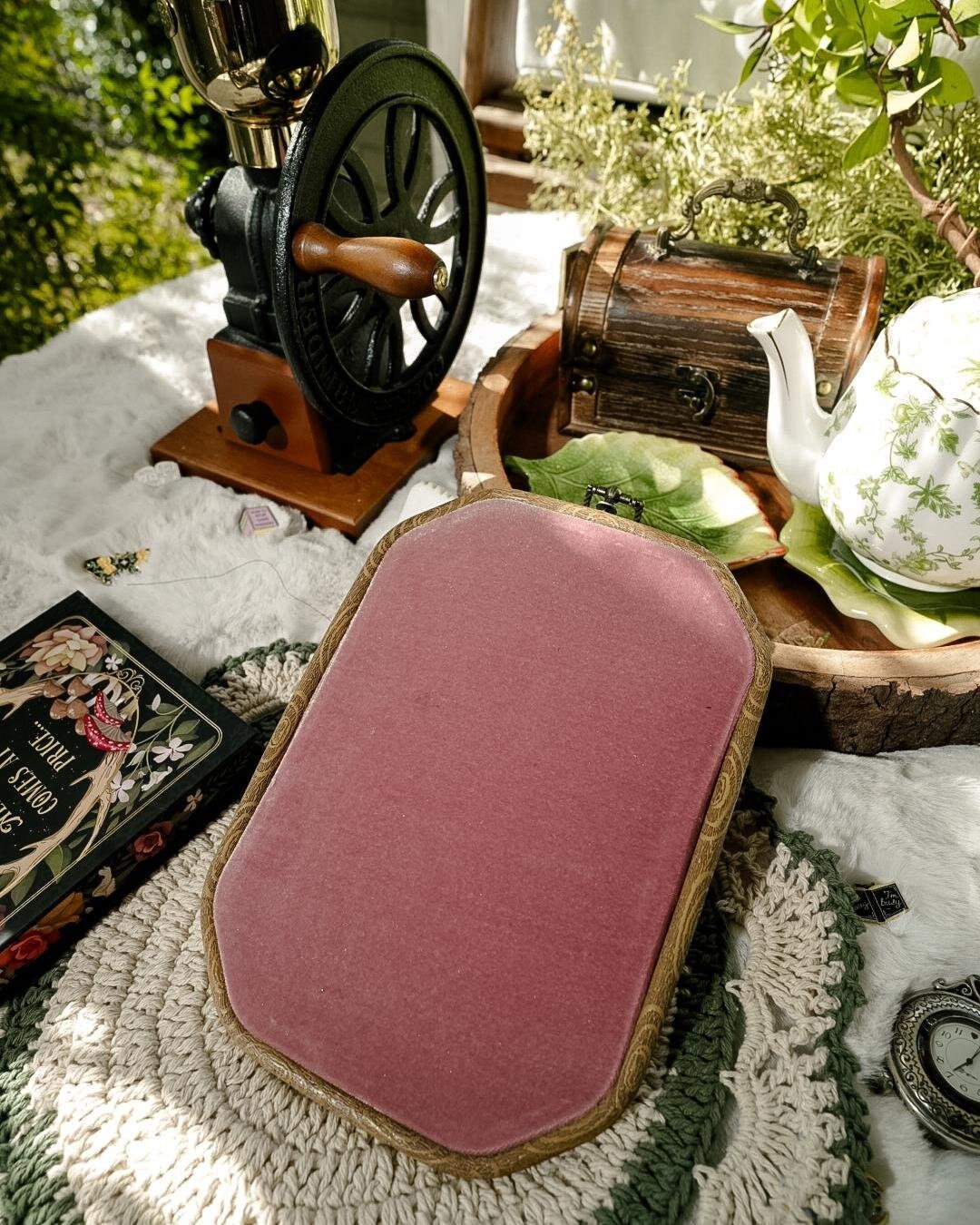 Pink Pin Board, Shimmer Velvet Pin Hoop, Pin Organizer, Pin Display ...