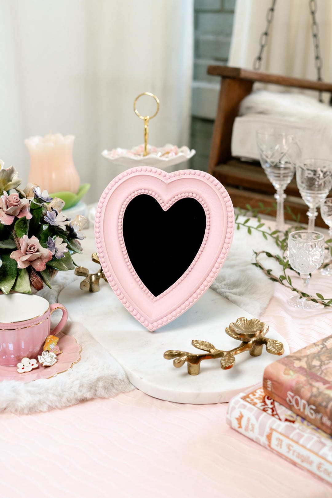 The Pink Heartstone Pinboard - Etsy