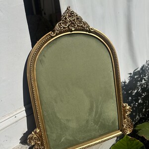 The Gilded Arch Pinboard Velvet Sage - Etsy