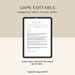 Character Reference Letter Template for Word and Google Docs - Etsy
