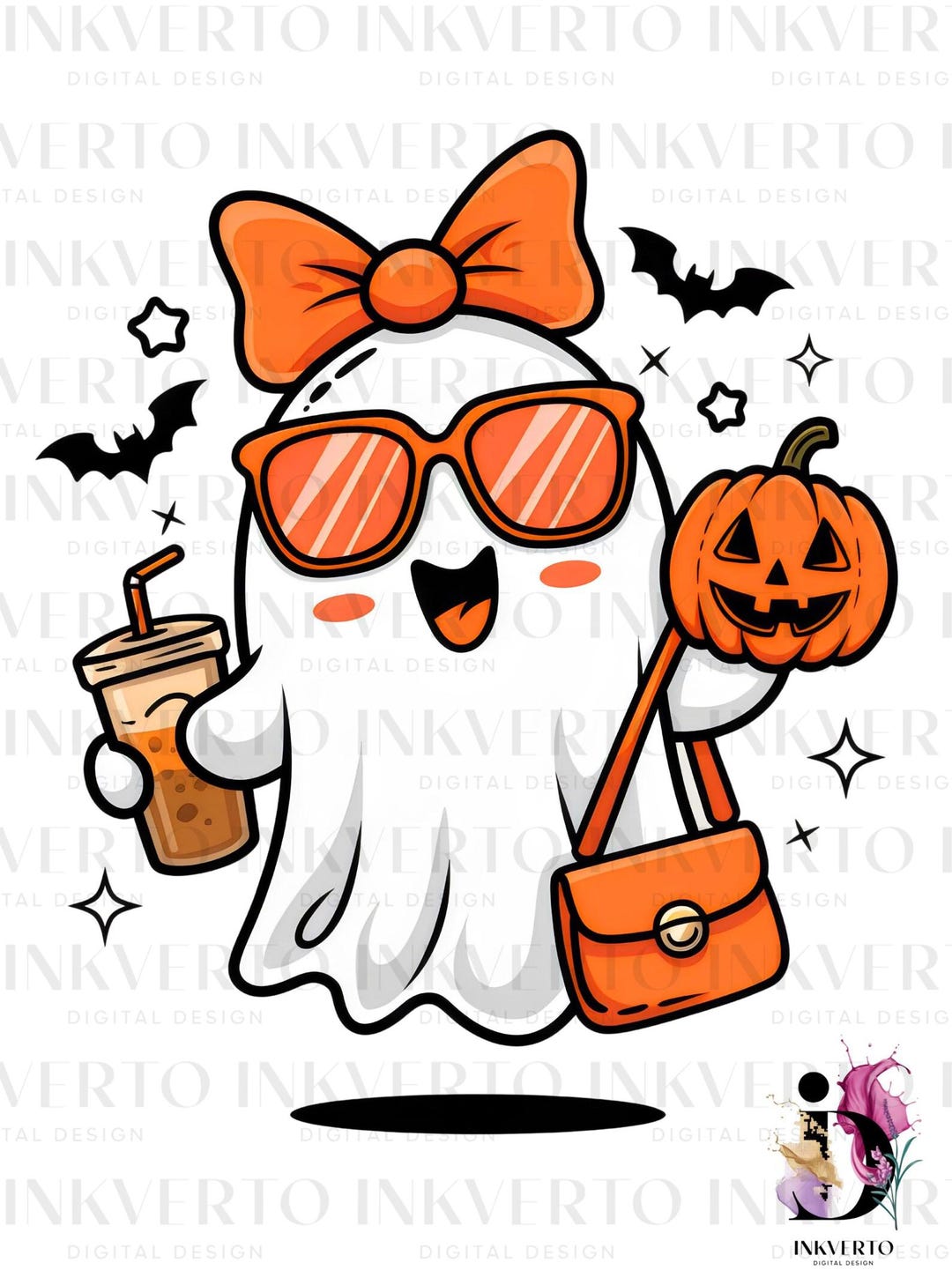 Adorable Cute Ghost Png, Halloween Png, Bougie Ghost Png, Spooky T ...