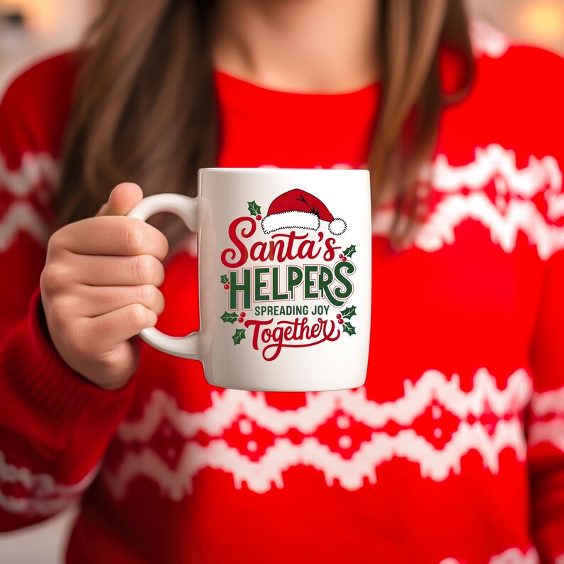 Santa’s Helpers Christmas PNG Clipart, Festive Digital Sublimation ...