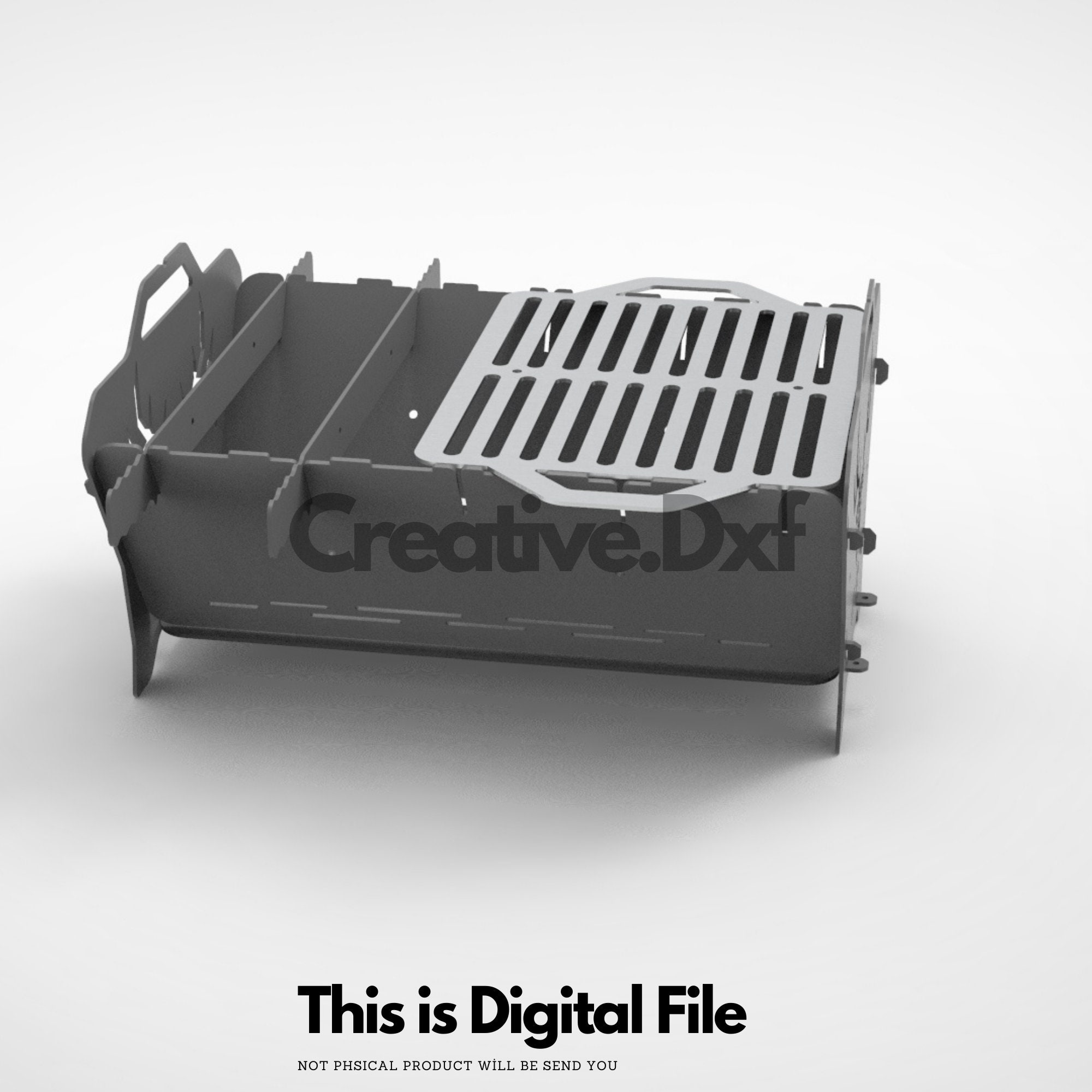 Deer Fire Pit Dxf File, Plasma Cut Dxf, Backyard Fire Pit, Portable ...