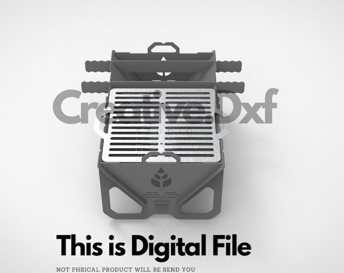 Portable Fire Pit Dxf File, Camping Diy Projects, Cutting Machine File ...