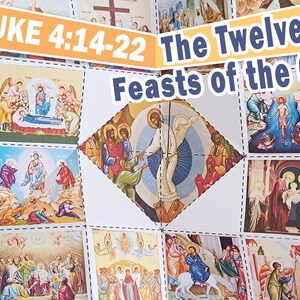 Bible Craft Sunday School the Twelve Great Feasts Templates for the ...