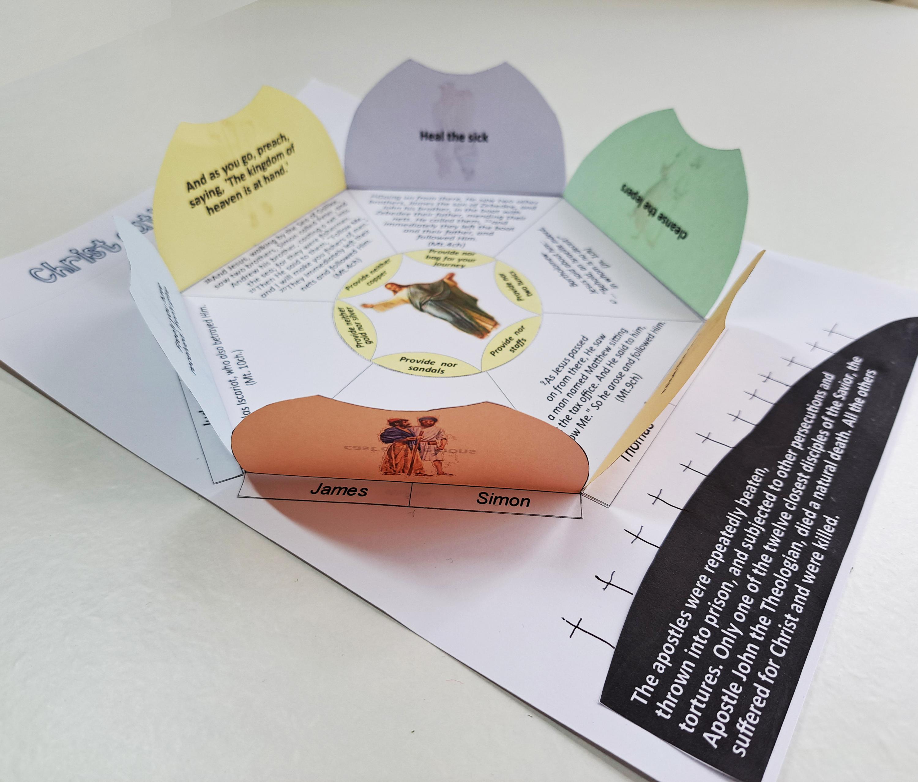 Bible Crafts: Jesus Gathers His Disciples and Sent Disciples Two by Two ...