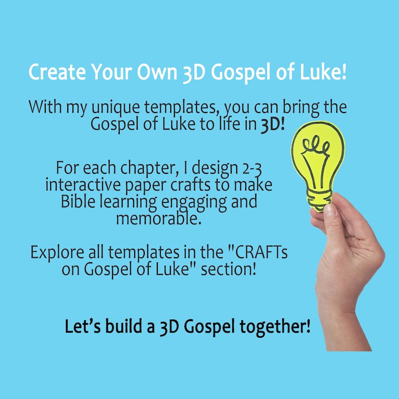 Zechariah and Elizabeth Pop-up Bible Story Craft (printable) - Etsy