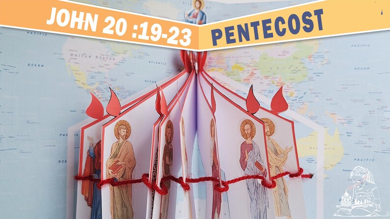 PENTECOST | Printable Templates for the Lesson | Sunday School - Etsy