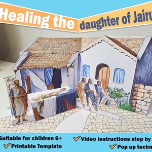 Healing the Daughter of Jairus, Templates Printable Bible Activity ...