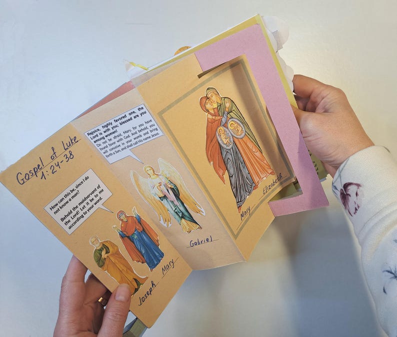 Sunday School Lesson | Templates for the Gospel of Luke 1:24-38 ...