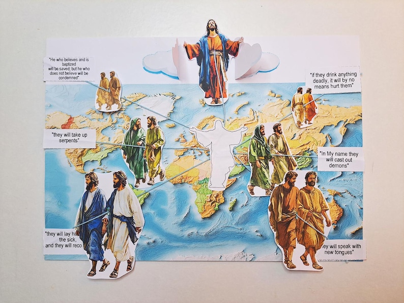 Ascension of Christ, Templates for a Lesson in Sunday School, Ascension ...