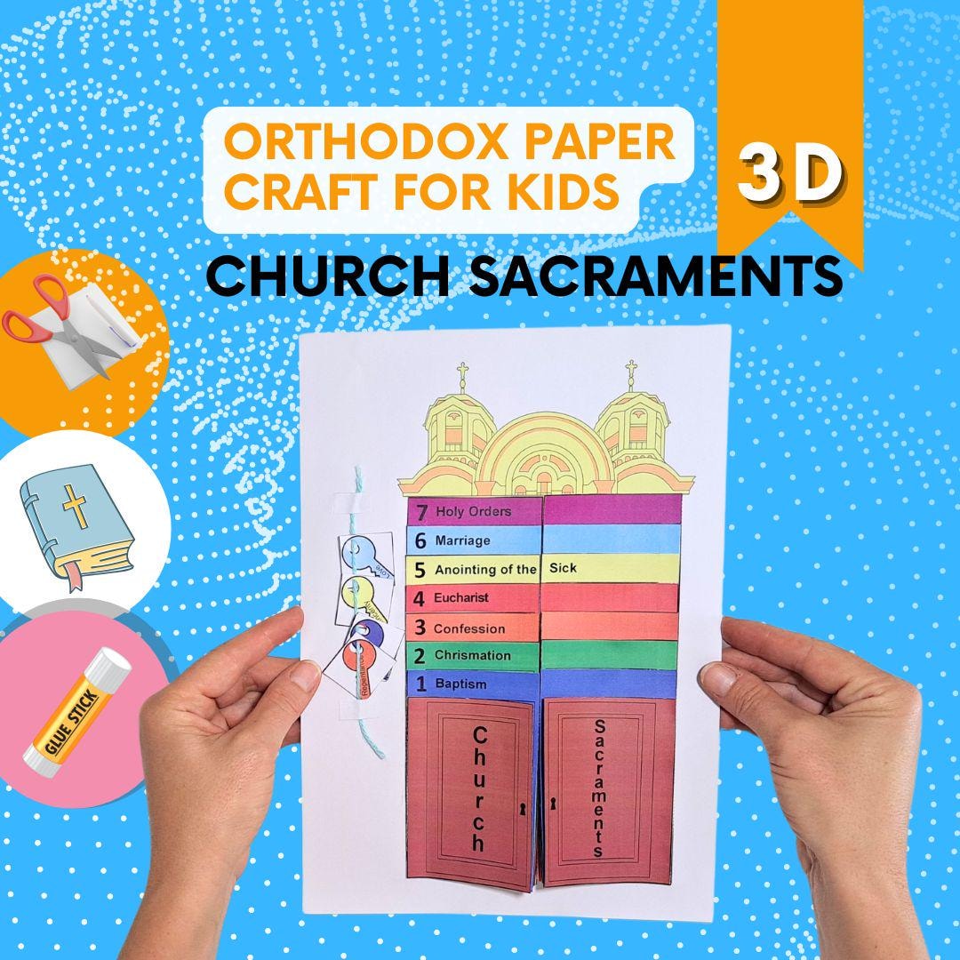 Church Sacraments Lesson for Kids | Orthodox Christian Sunday School ...