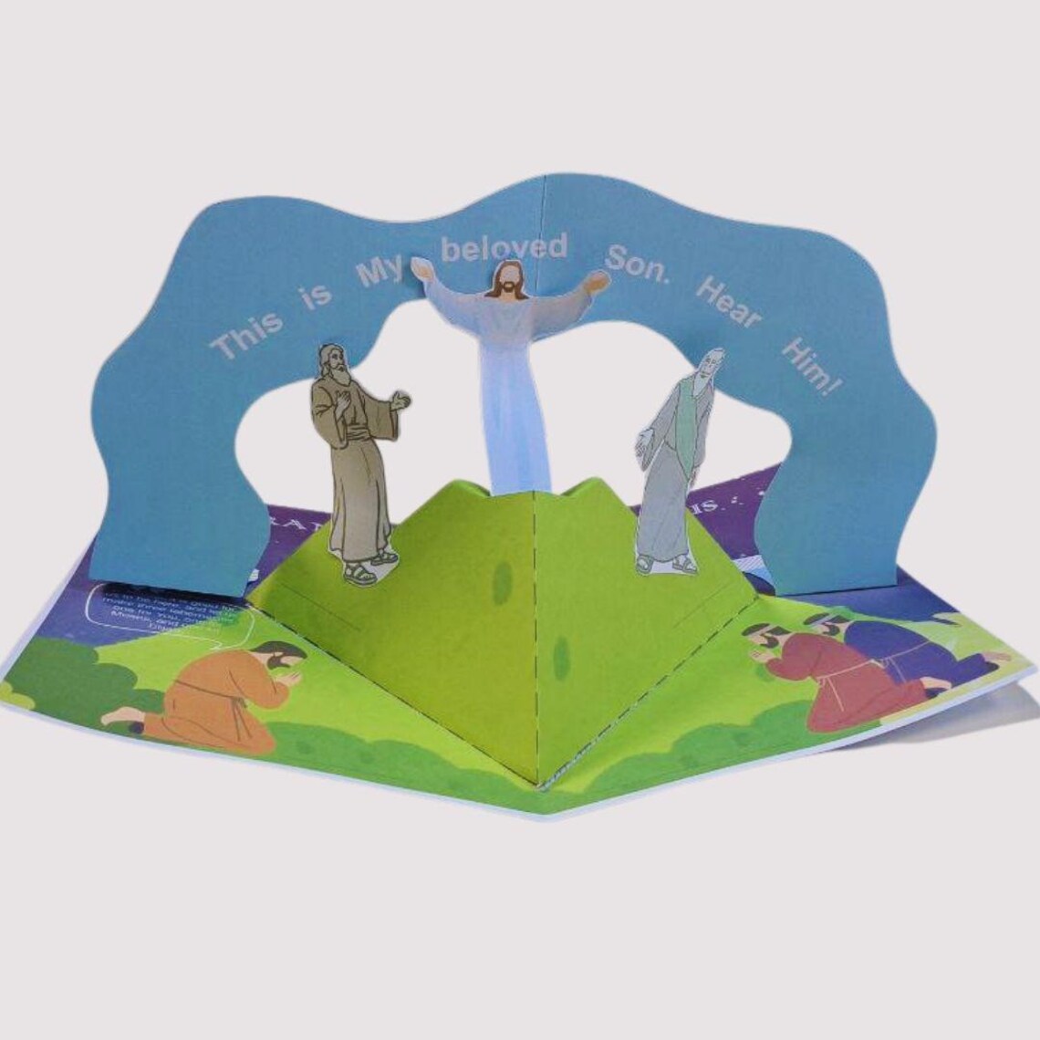 The Transfiguration of the Lord | Easy 3D Paper Craft for Sunday School ...