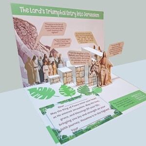 The Entry of the Lord Into Jerusalem | Christian Easter Craft for Kids ...