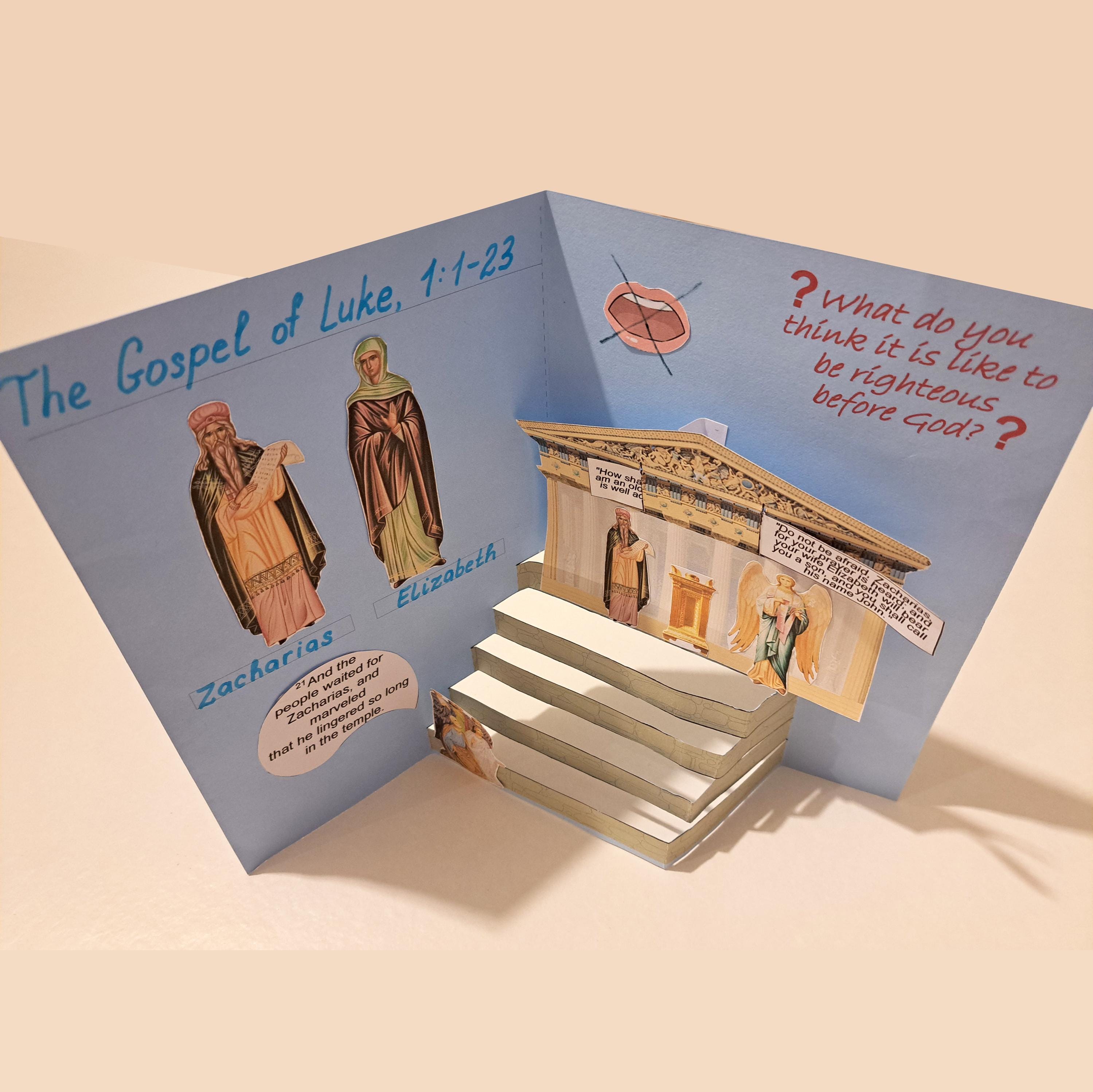 Lesson for the Gospel of Luke | Zachariah and Elizabeth | Printable ...