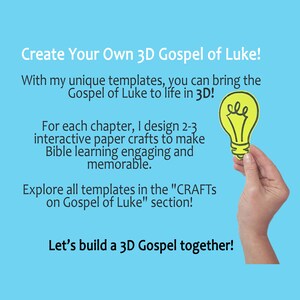 Jesus Heals a Demon-possessed Man 3D Craft, Sunday School, Bible Class ...
