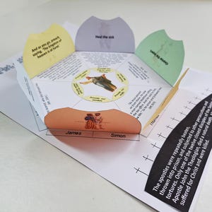 12 Disciples | Jesus and His Disciples Kid's Craft | Bible Craft for ...